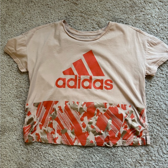 adidas | Tops | Adidas Crop Tan Top | Poshmark
